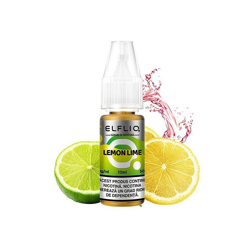 Lichid ELFBAR Elfliq - Salt 20mg 10ml - Lemon Lime