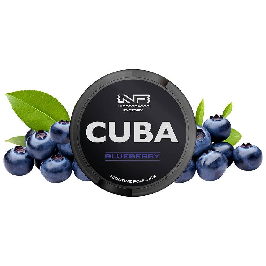 Pouch Nicotina Snus CUBA Blueberry 20mg